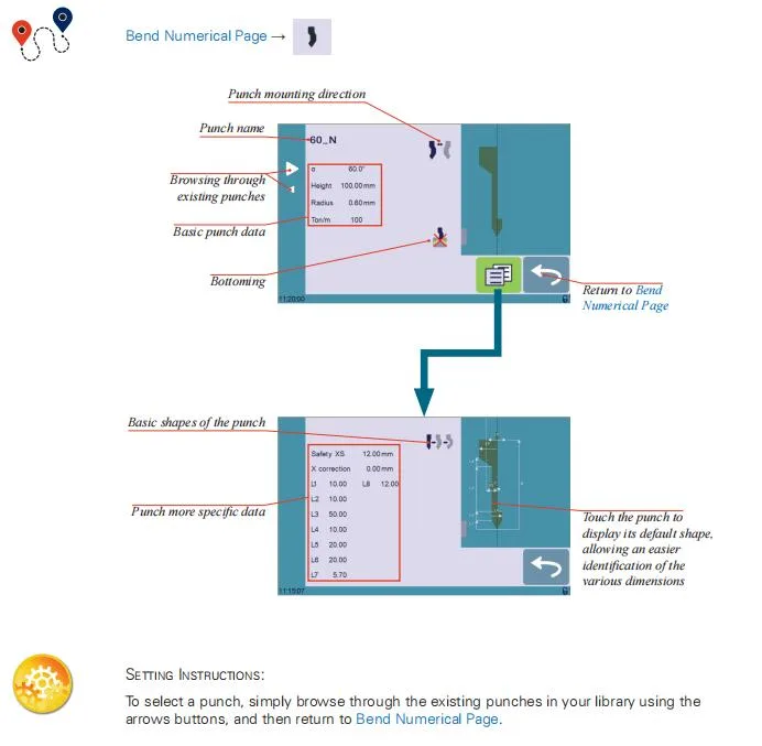 Hydraulic press brake CybTouch 8 controller Manual