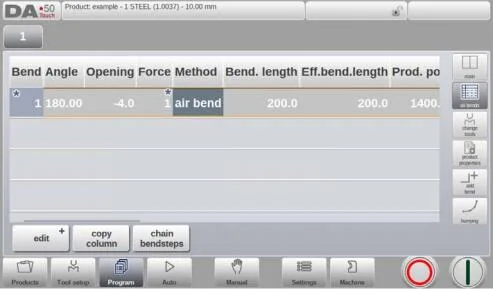 Operation Manual of Delem DA53T Controller for Press Brake
