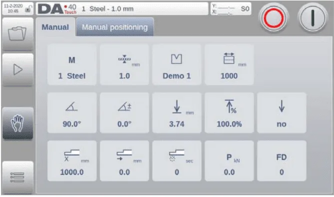 Delem DA41T and DA42T Hydraulic Press Brake Operation Manual